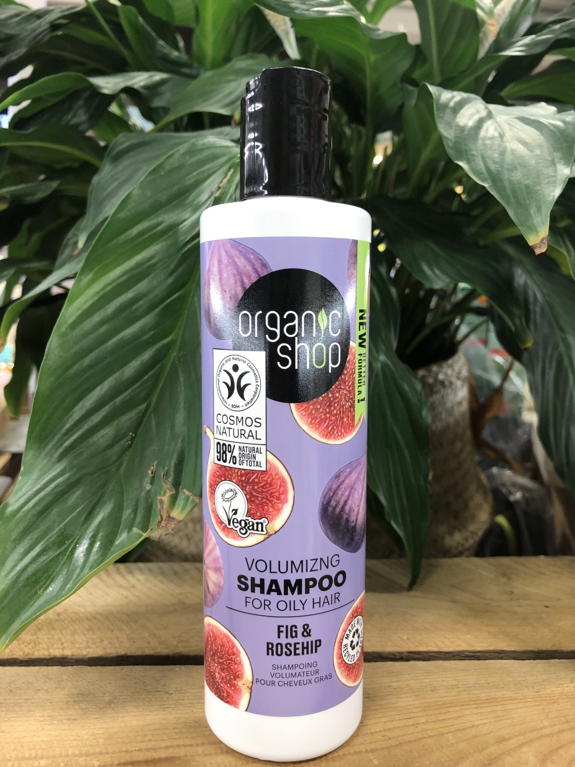 Organic Shop Volumizing Shampoo For Oily Hair Fig & Rosehip 280 ml ...
