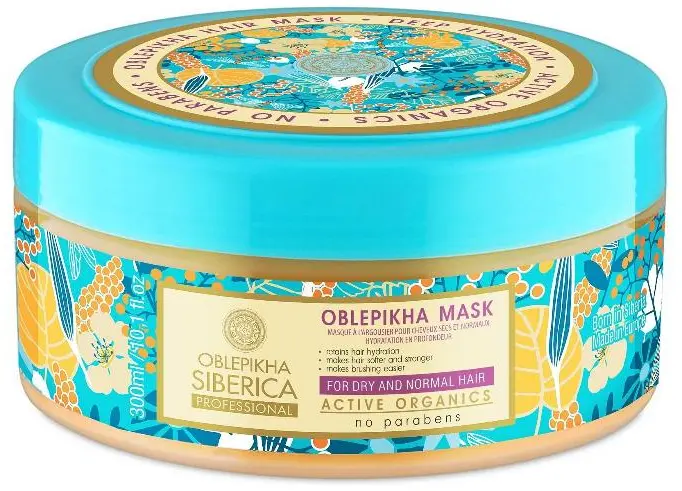Natura Siberica Oblepikha Hius Maski Kuiville Hiuksille | Raw Organic