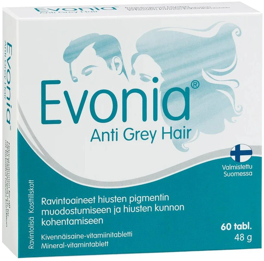 Evonia Anti Grey Hair 60 tabl. | Raw Organic